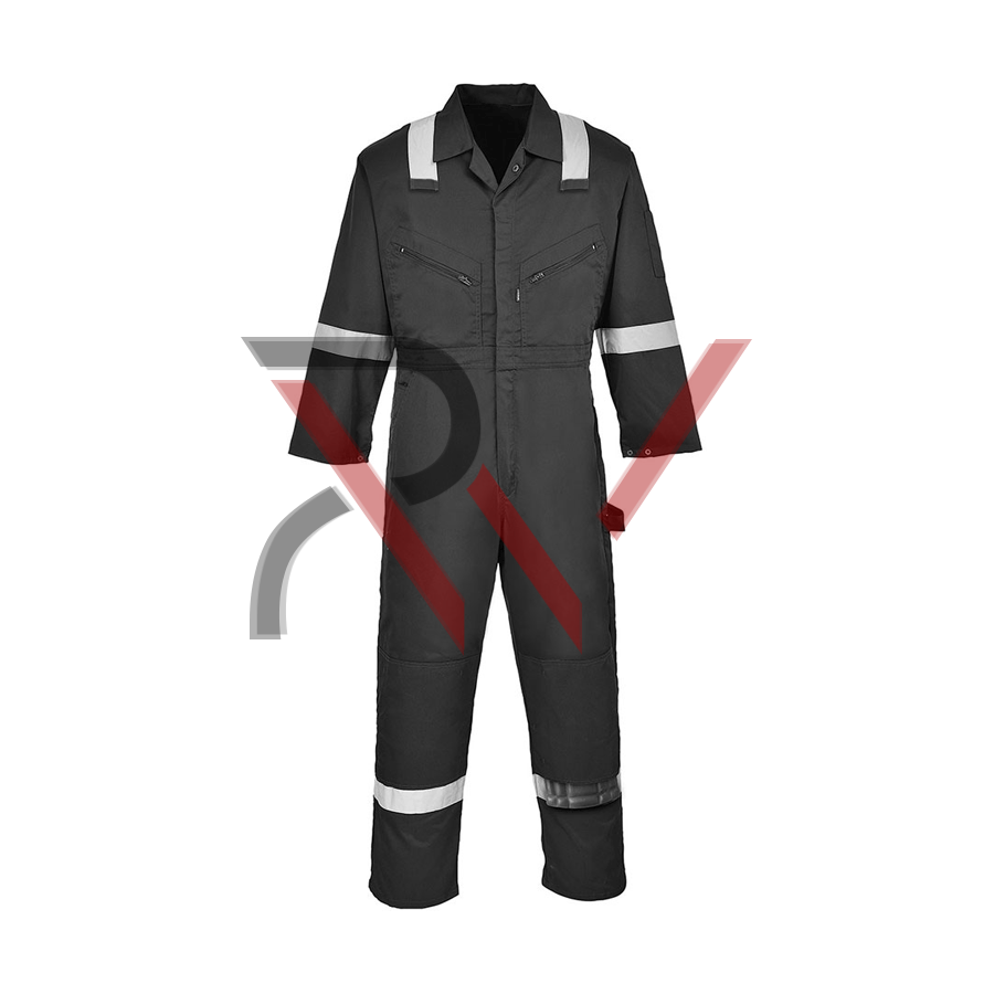 Hi-Vis Coverall with Padded Knees - Pauls Wear