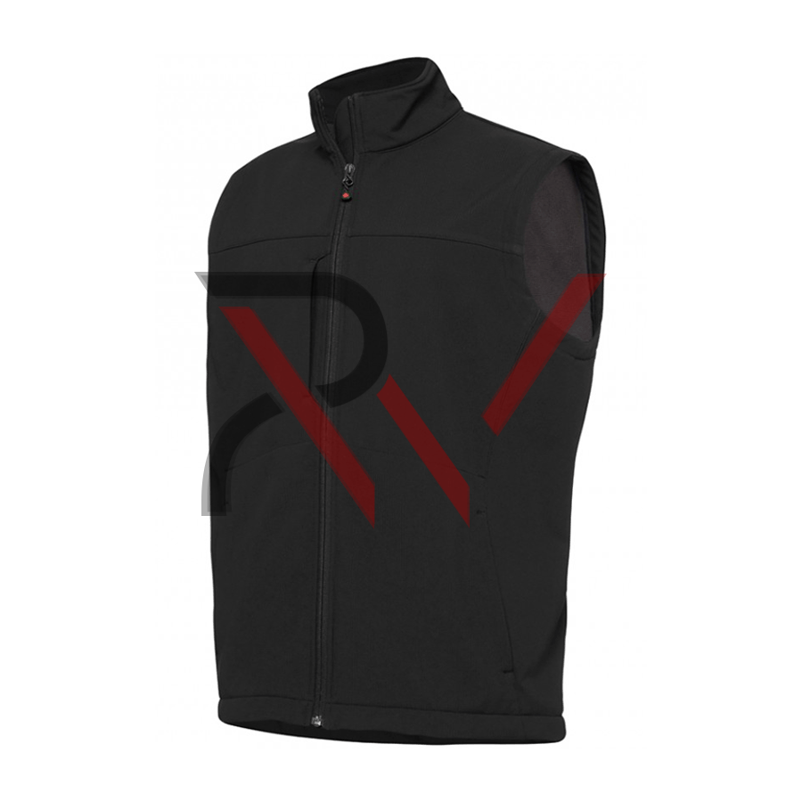 Soft Shell Vest with Internal Fleece Lining - Pauls Wear